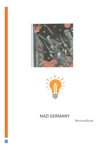 Nazi Germany Revision Notes | Teaching Resources