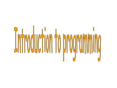 KS3 introduction to programming | Teaching Resources KS3 introduction to programming | Teaching Resources