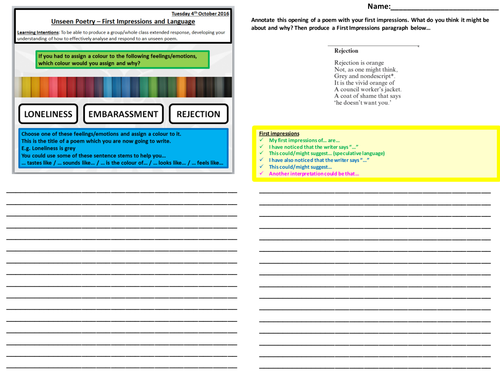 Full SOL New spec Lang Paper 1 reading and New Spec Lit poetry ...