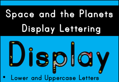 Space and the Planets Display Lettering | Teaching Resources