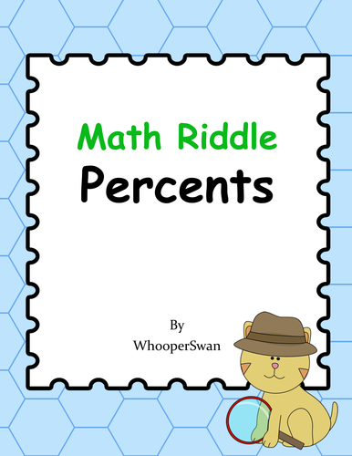 Math Riddle: Percents | Teaching Resources