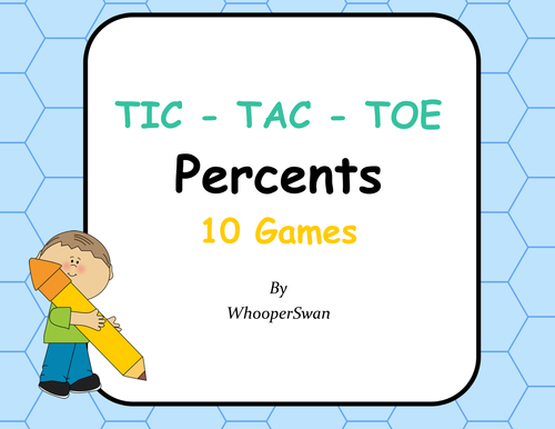 Percents Tic-Tac-Toe | Teaching Resources