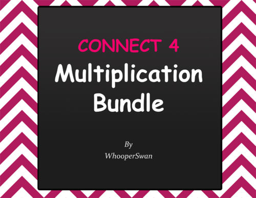 Connect 4 Game - Multiplication Bundle | Teaching Resources