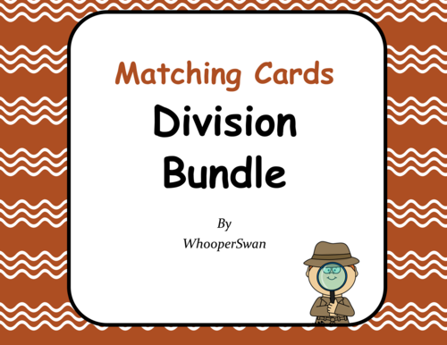 Division Matching Cards Bundle | Teaching Resources