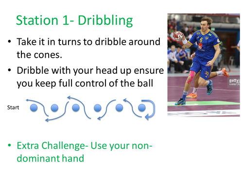 Year 7 handball circuit | Teaching Resources