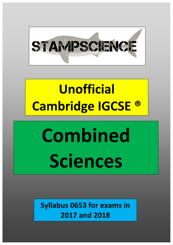 2017-2018 0653 Cambridge IGCSE Combined Sciences Revision Guide ...