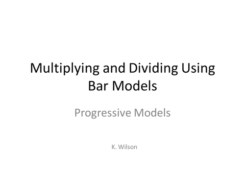 Singapore Bar Modelling for Division and Multiplication - Staff INSET ...