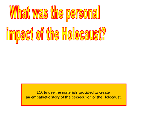 KS3 The Holocaust | Teaching Resources