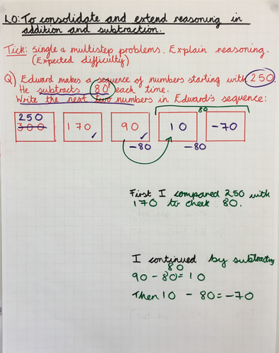 Yr 5/6 MATHS- Reasoning Lesson- Addition and Subtraction Problems- Test ...
