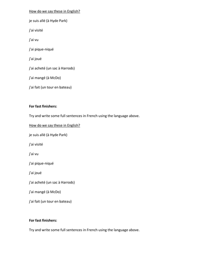 Primary French teaching resources: School, education and the world of ...