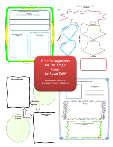 Graphic Organizers for The Magic Finger | Teaching Resources
