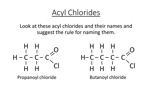 Acyl Chloride complete lesson for new OCR A Level by sheepie55 ...