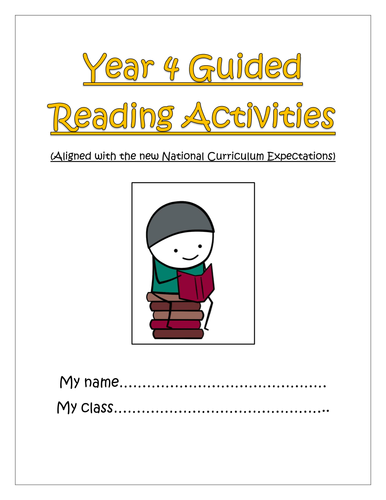 Year 4 Guided Reading Comprehension Activities Booklet! (Aligned with ...