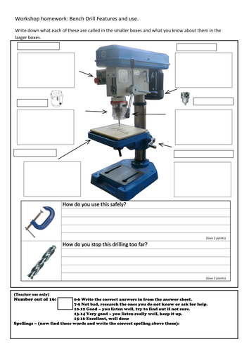 2 workshop based homework sheets and answer sheets. | Teaching Resources