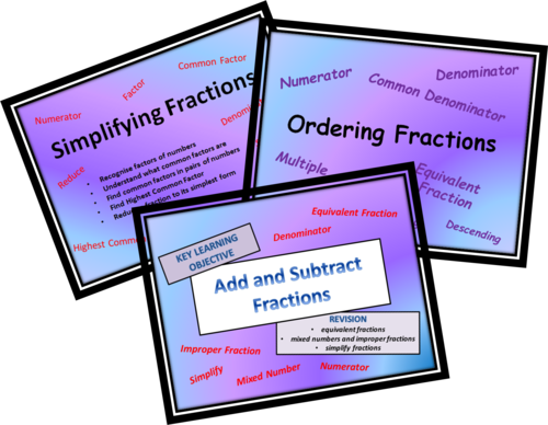 Simplify & Order FRACTIONS | Teaching Resources
