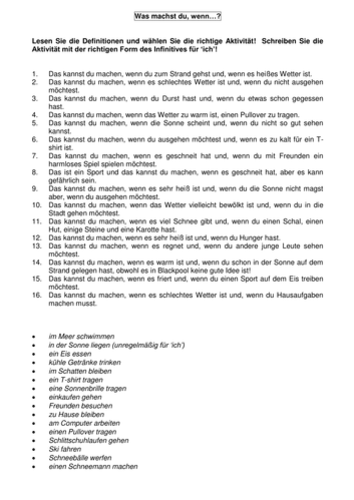 Secondary German resources: weather and climate