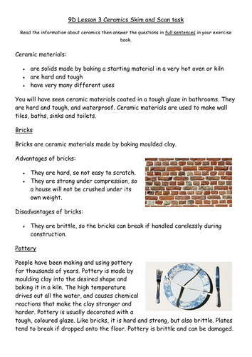 KS3 Ceramics | Teaching Resources