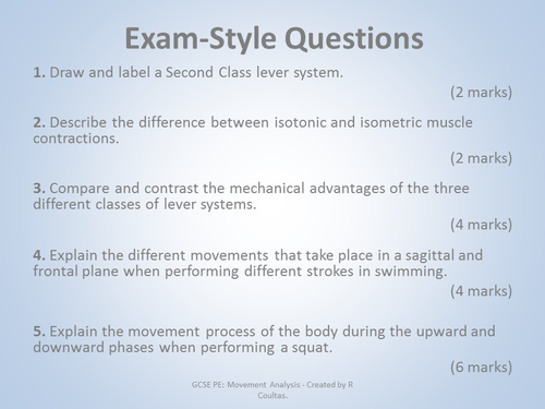 Prepare to Succeed in PE: GCSE Exam Preparation and Theory Resource ...