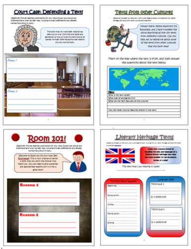 Year 6 Guided Reading Comprehension Activities Booklet! (Aligned with ...