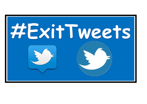 Exit Tweet Sign and Individual Tweets | Teaching Resources