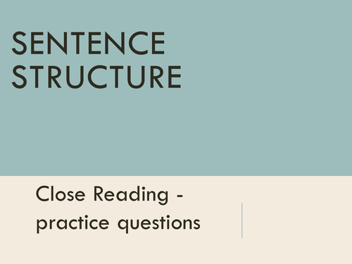 RUAE - Sentence Structure (Parenthesis) | Teaching Resources