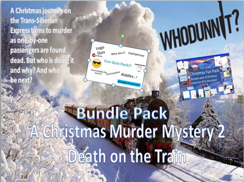 The Christmas Murder Mystery 2 Bundle Pack | Teaching Resources