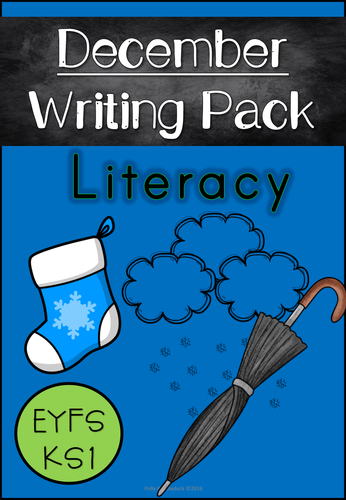 December Writing Pack for Emergent Readers and Writers (EYFS/KS1 ...