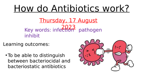 How do Antibiotics work? | Teaching Resources