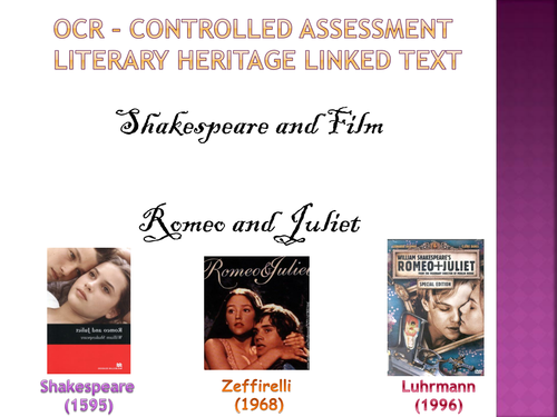 GCSE Romeo and Juliet-The Nurse and the Friar | Teaching Resources