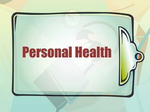 Personal Health | Teaching Resources