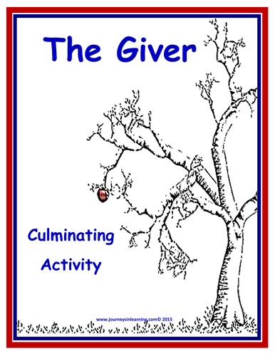 THE GIVER Culminating Activity | Teaching Resources