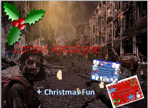 Zombie Apocalypse + Christmas Fun | Teaching Resources