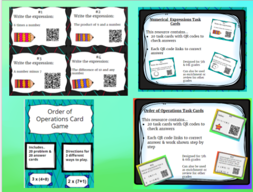 Simplifying Expressions Bundle | Teaching Resources Simplifying Expressions Bundle | Teaching Resources