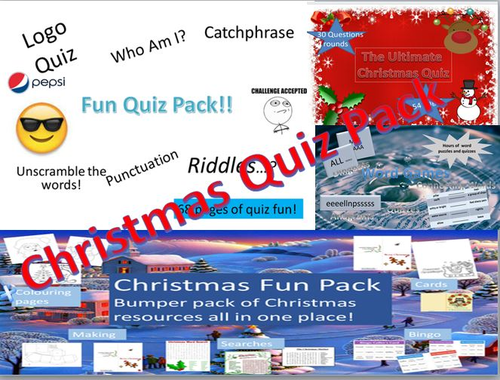 Christmas Quiz Pack - A Must Download | Teaching Resources