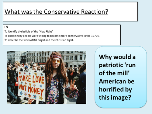 What was the Conservative Reaction (IT lesson) | Teaching Resources