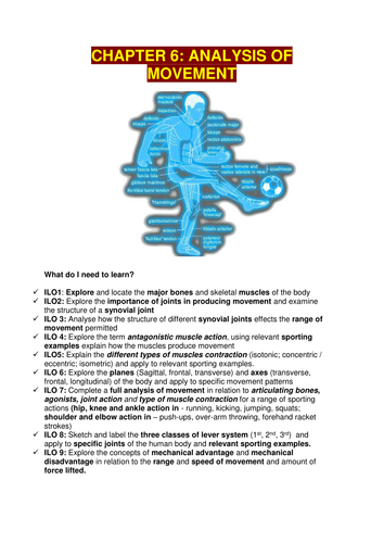 Analysis of movement chapter overview and revision questions | Teaching ...