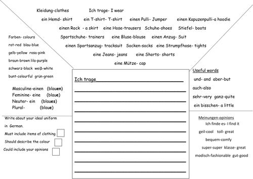 Secondary German teaching resources: School, education and the world of ...