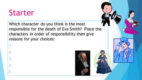 An Inspector Calls - Coursework SoW | Teaching Resources An Inspector Calls - Coursework SoW | Teaching Resources