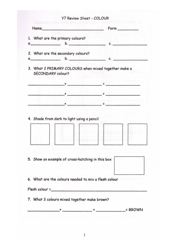 Baseline Assessment | Teaching Resources Baseline Assessment | Teaching Resources