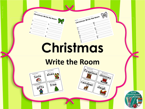 Christmas Write the Room | Teaching Resources