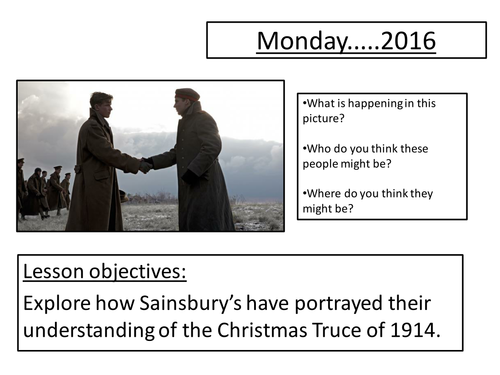 Analysis of Sainsbury's Christmas Advert- The Christmas Truce ...