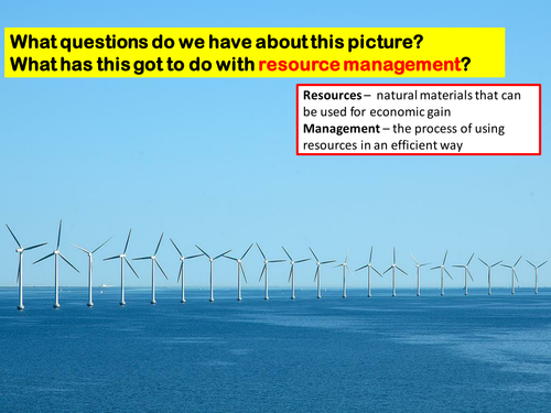 GCSE AQA: UK energy provision | Teaching Resources