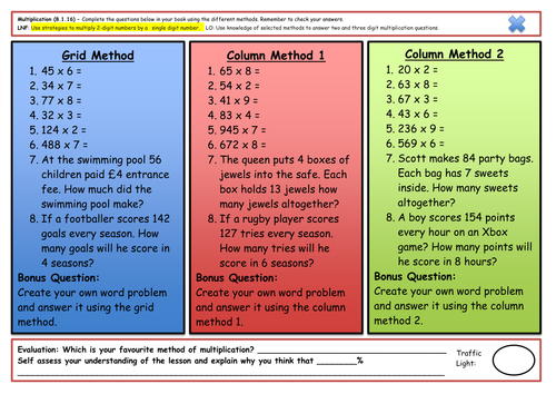 Year 4 Maths Multiplication | Teaching Resources