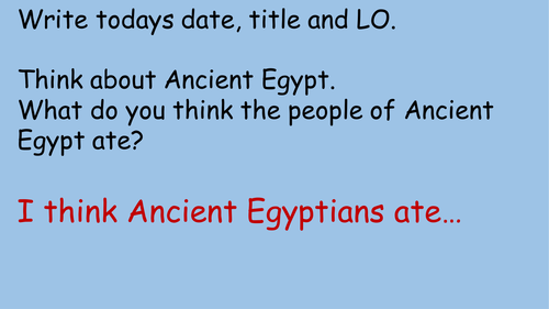 Ancient Egypt - Food lesson | Teaching Resources Ancient Egypt - Food lesson | Teaching Resources