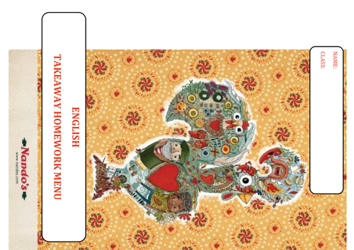 Takeaway homework - Canterbury Tales | Teaching Resources