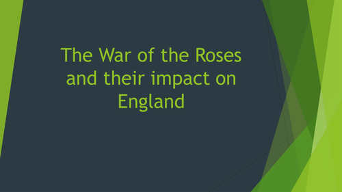 War of the Roses recap | Teaching Resources