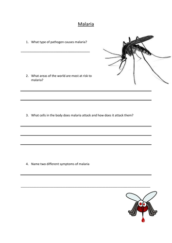 Malaria by elltay - Teaching Resources - Tes