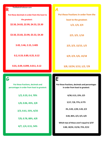 TheMathsProfessor's Shop - Teaching Resources - TES