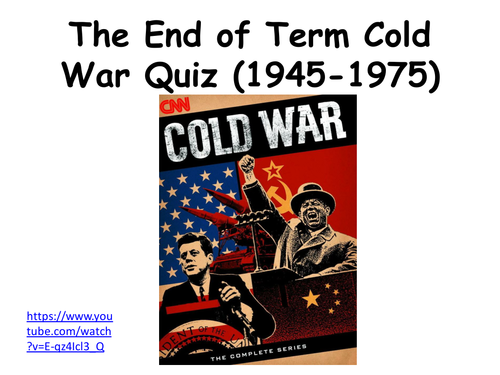 Cold War Quiz 45-75 | Teaching Resources