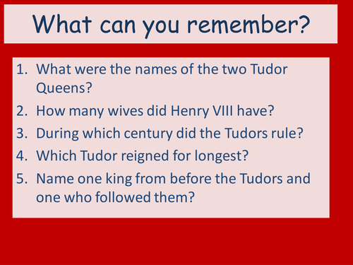 Henry VIII and the Tudor Court | Teaching Resources